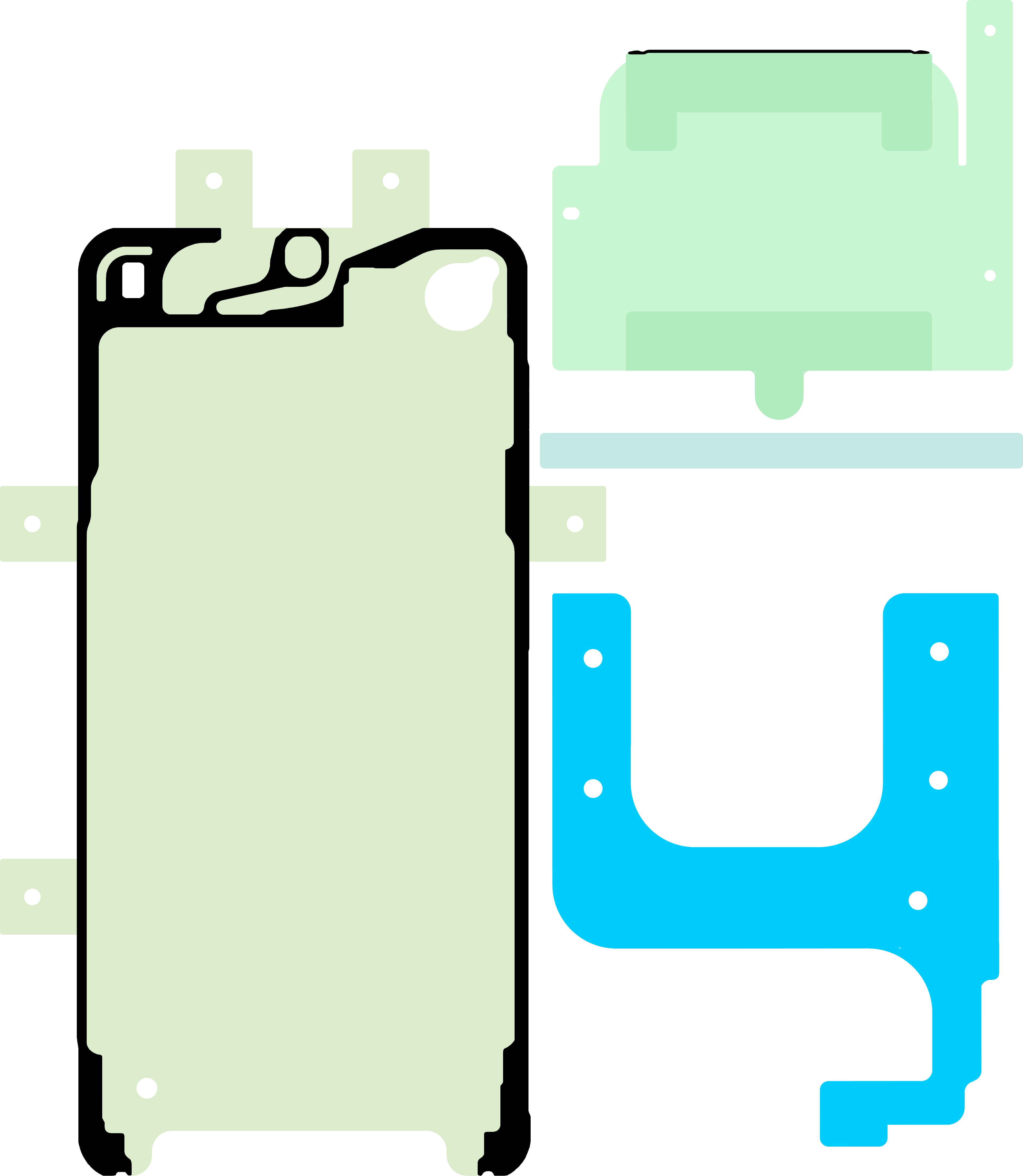 Kit Adeziv Display Samsung Galaxy S23+ S916, Service Pack GH82-30555A ...